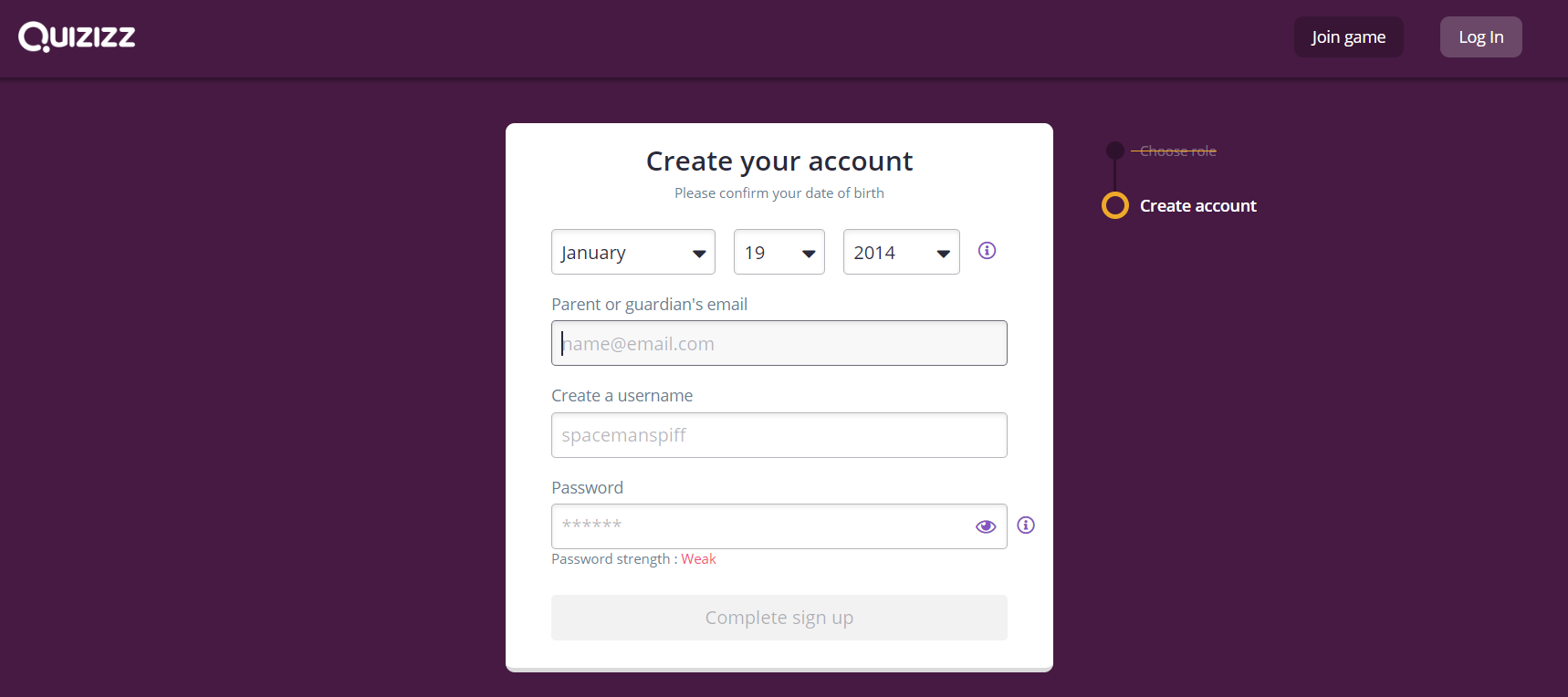 Signing up as a student – Help Center