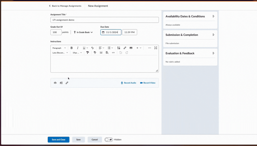 Assign a Wayground Resource on Brightspace via LTI as a Teacher – Help ...